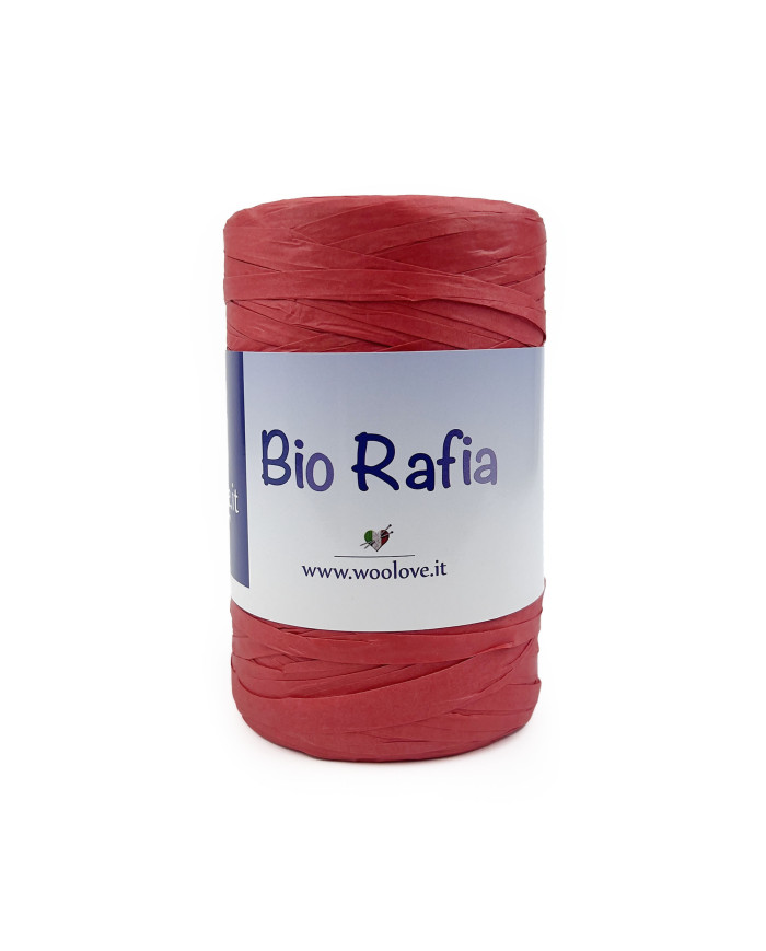 Bio Rafia Woolove (250 gr, 425 m) col 30 rosso | nemolamerceria.com
